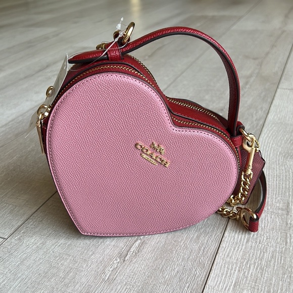 Coach | Bags | Coach Heart Crossbody In Colorblock | Poshmark
